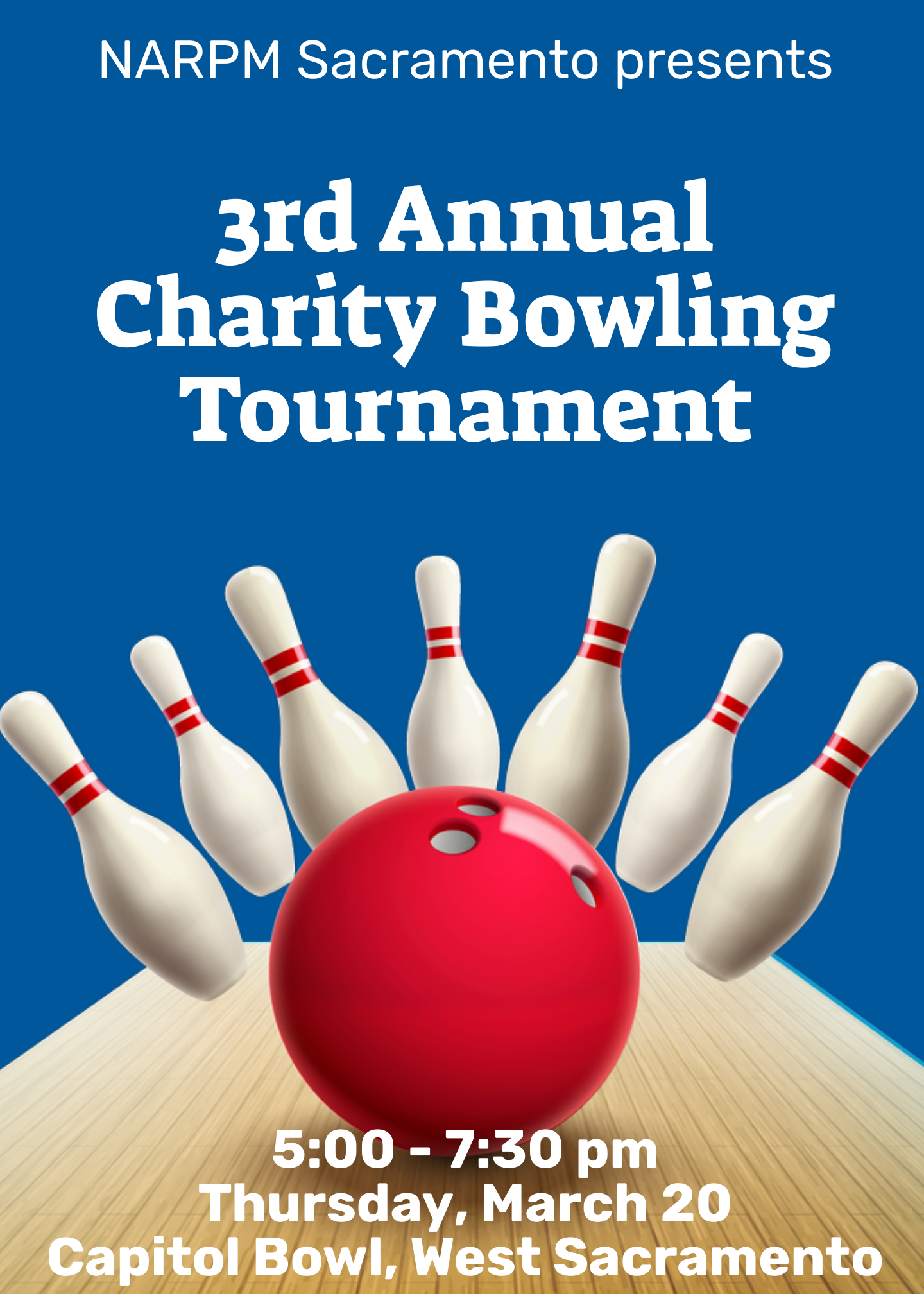 Charity Bowling Tournament - Sacramento Chapter